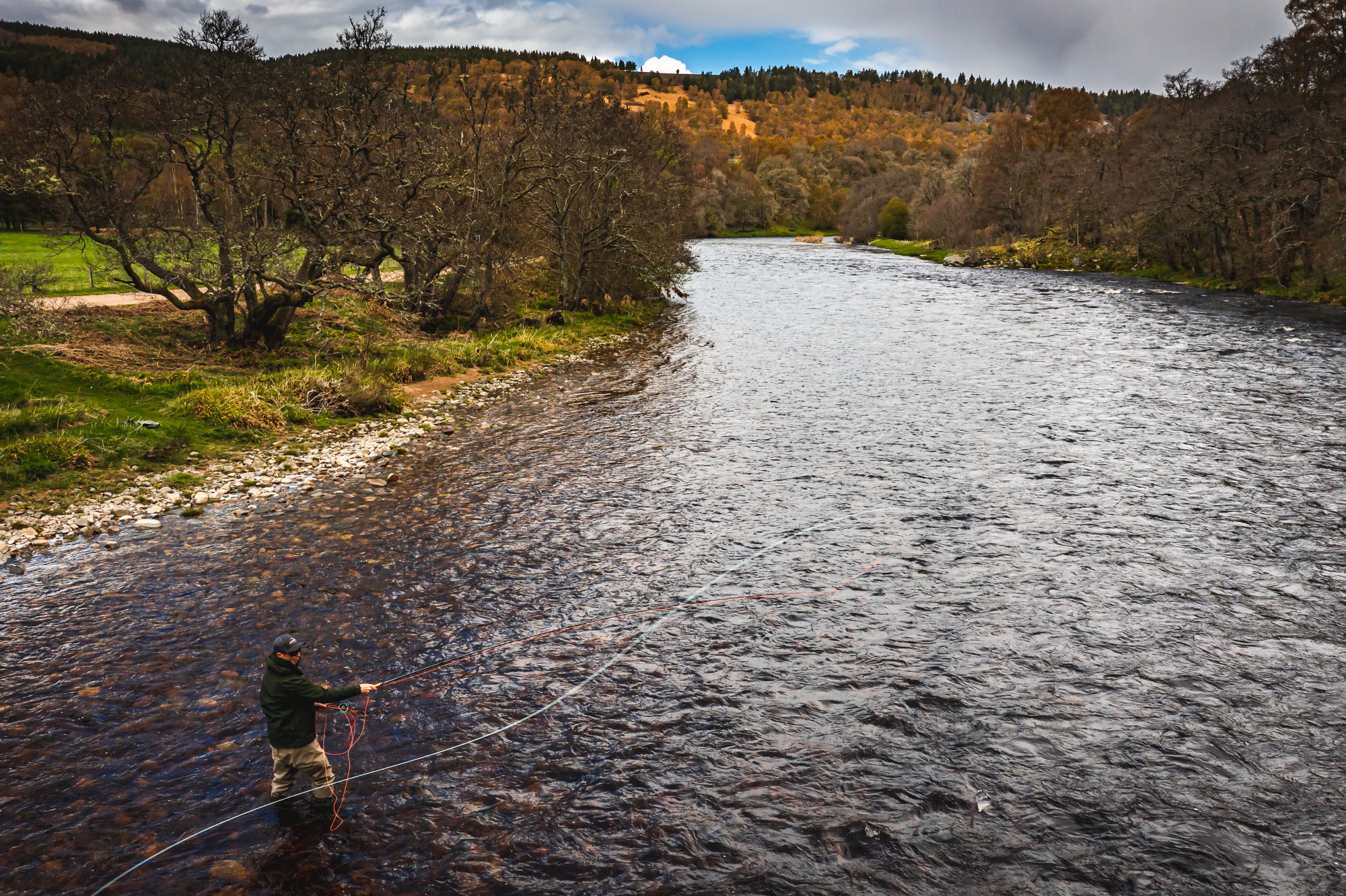 Salmon Fishing On The River Spey